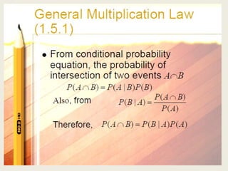 Machine Learning course Lecture number 3, machine learning - lec03_cond_prob (1).pptx