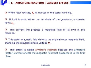 Lec # 03 equivalent circuit of a synchronous generator | PPT