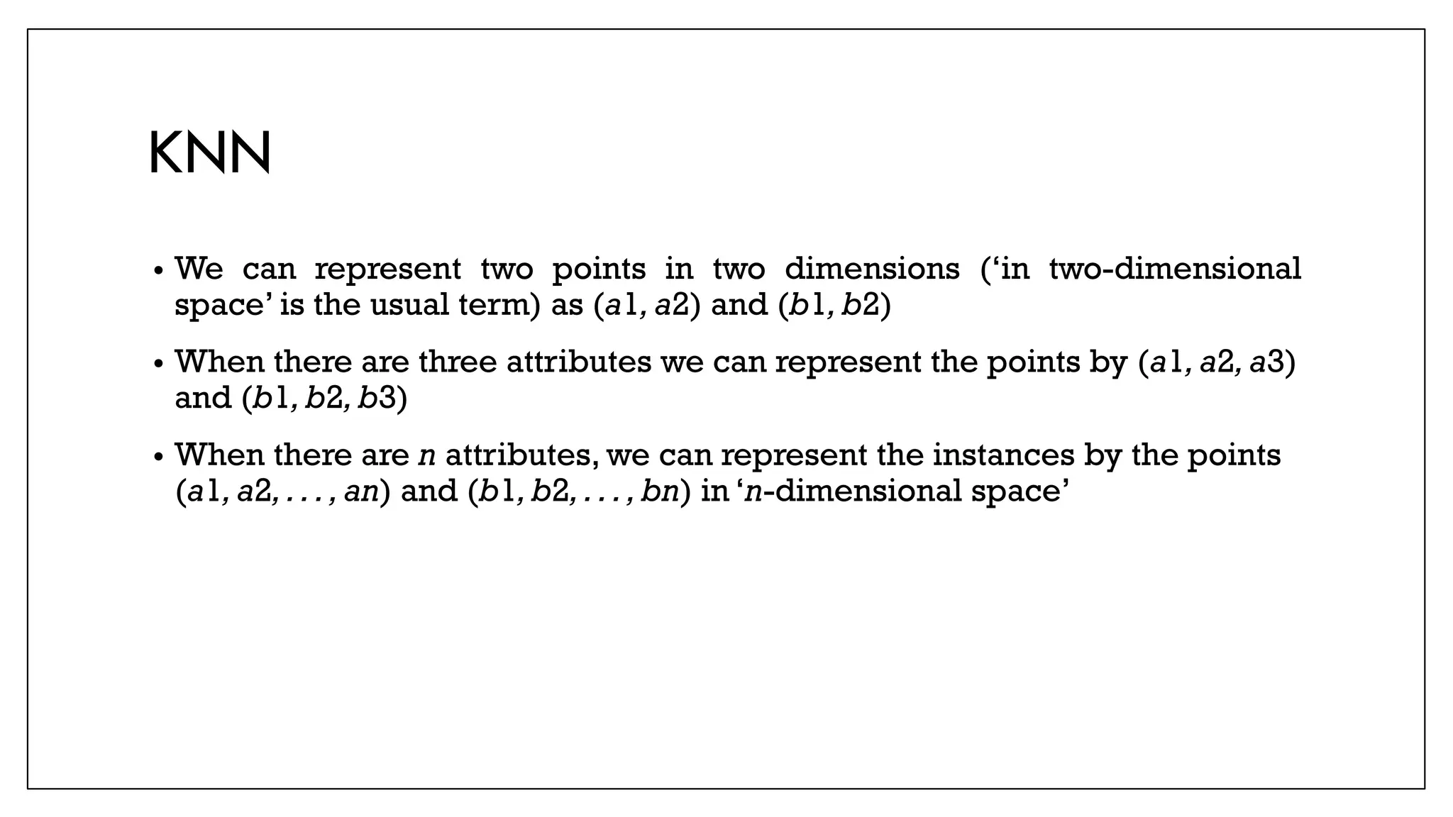 Introduction to classification K-Nearest Neighbour | PDF