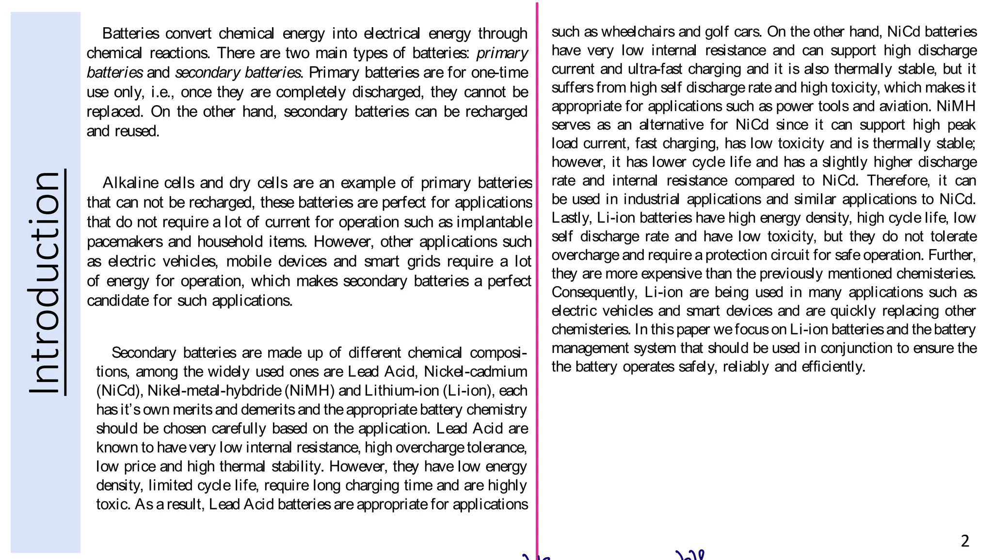 Lecture of Rechargeable Batteries Part 2 | PDF
