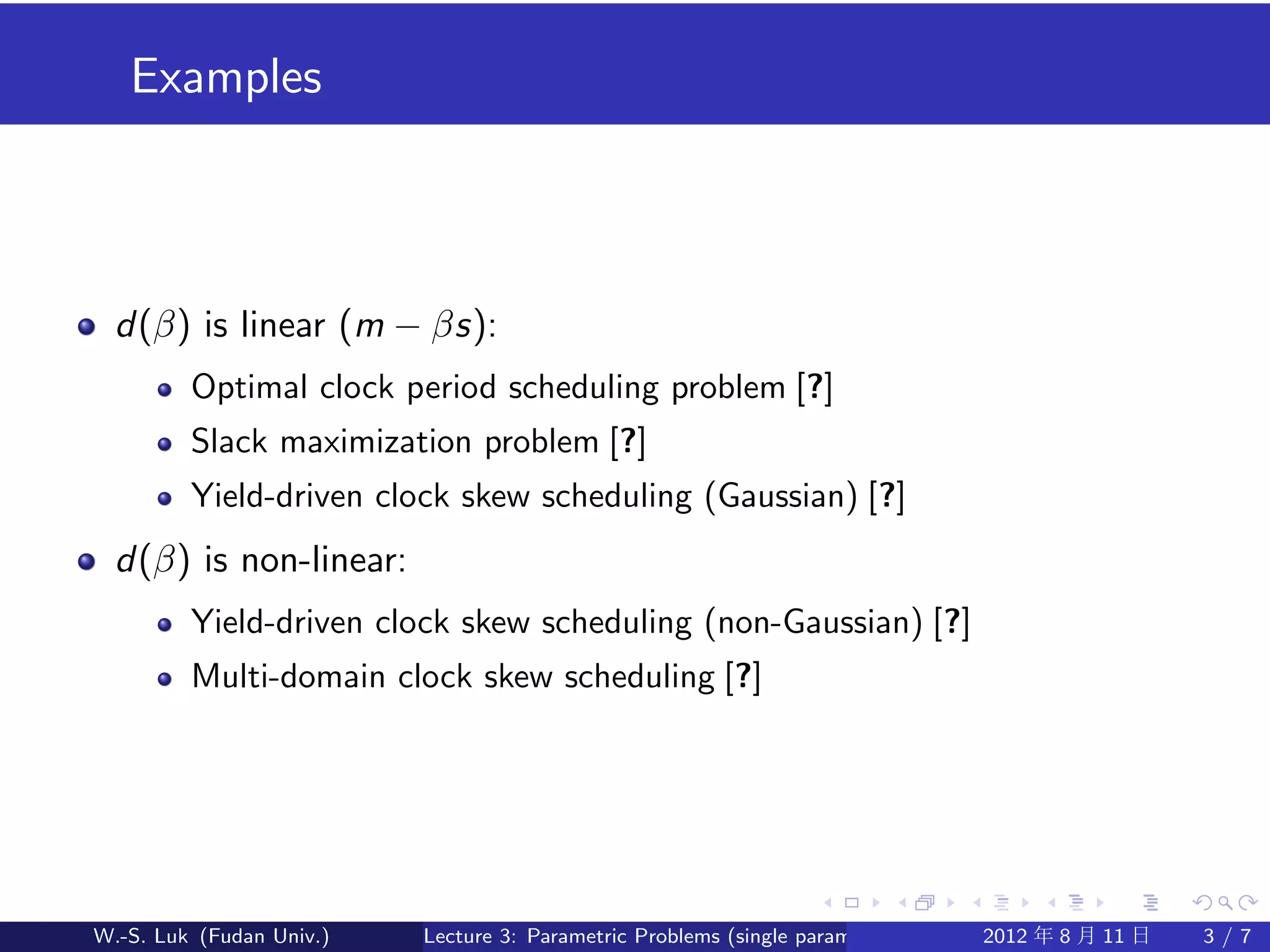 Lec03 parametric problems | PPT