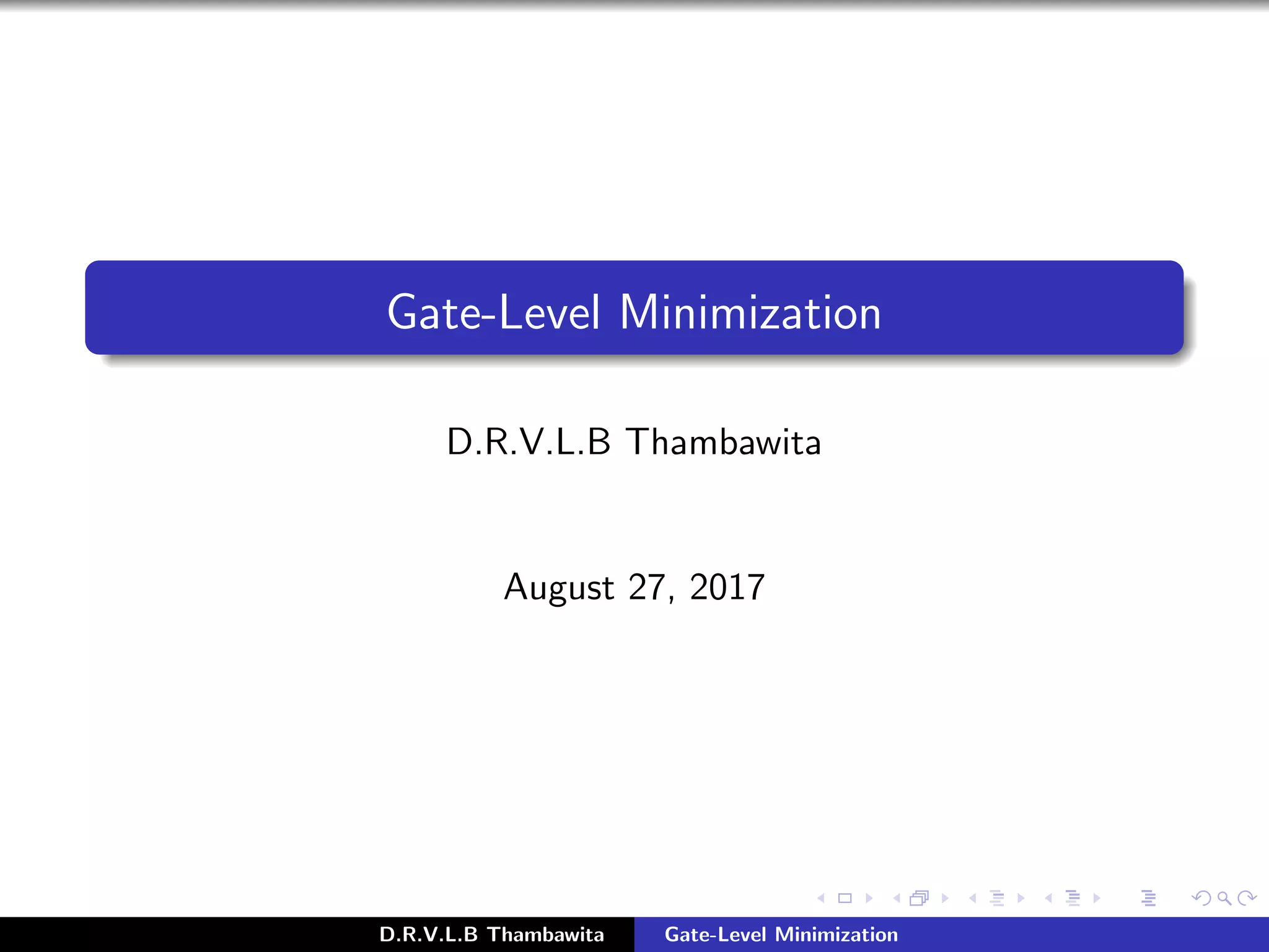 Lec 04 - Gate-level Minimization | PDF