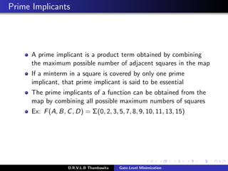 Lec 04 - Gate-level Minimization | PDF