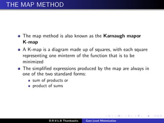 Lec 04 - Gate-level Minimization | PDF