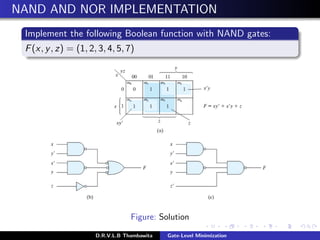 Lec 04 - Gate-level Minimization | PDF