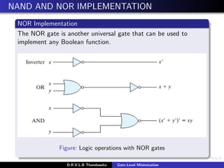 Lec 04 - Gate-level Minimization | PDF
