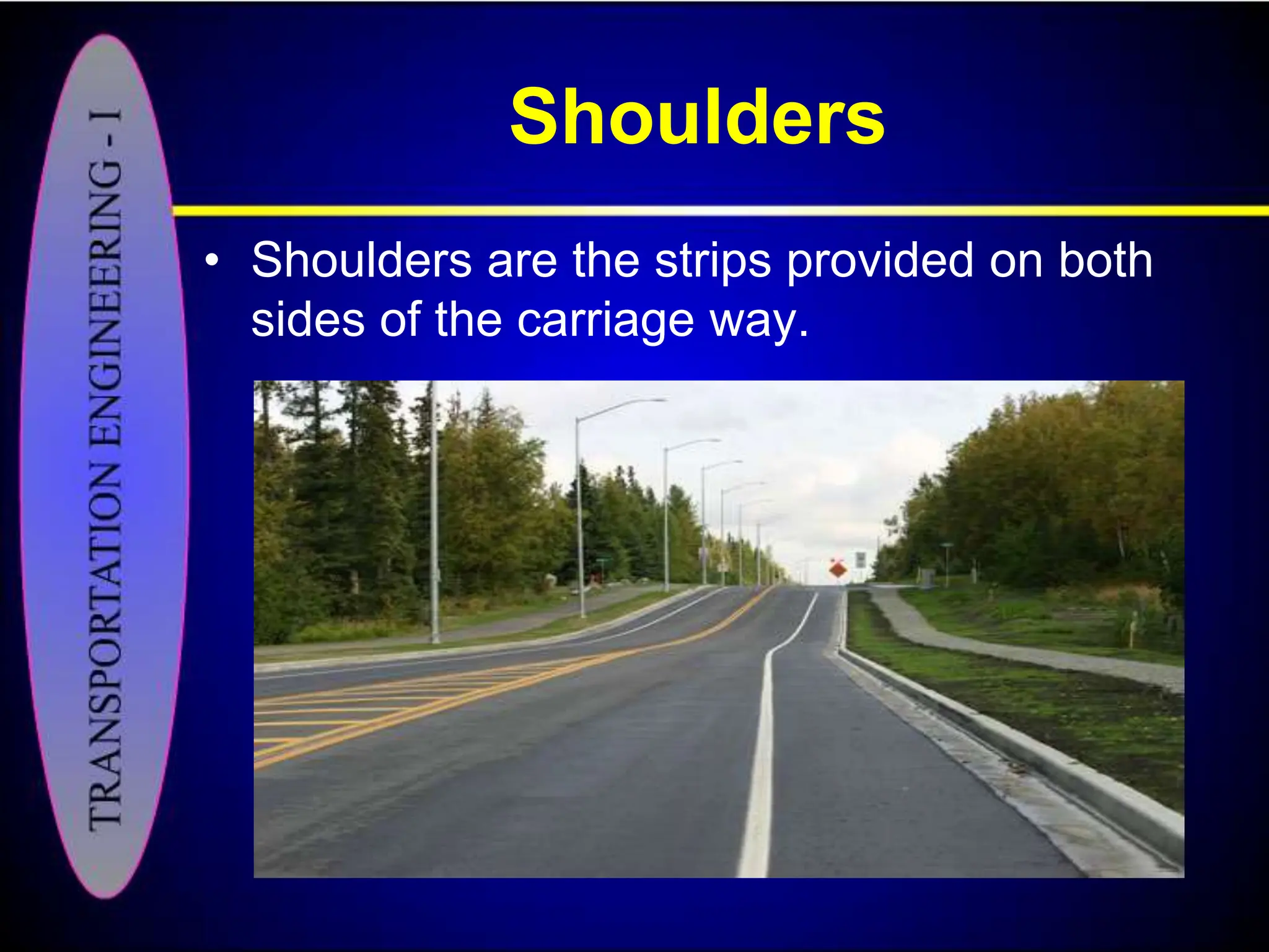 Elements of a Typical Cross-section of Road and Highway drainage | PPT