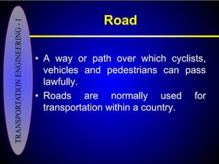 Elements of a Typical Cross-section of Road and Highway drainage | PPT