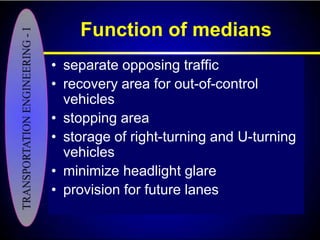 Elements of a Typical Cross-section of Road and Highway drainage | PPT