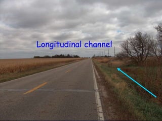 Elements of a Typical Cross-section of Road and Highway drainage | PPT