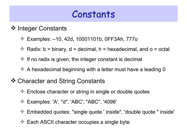 Lec 04 intro assembly | PPT | Programming Languages | Computing