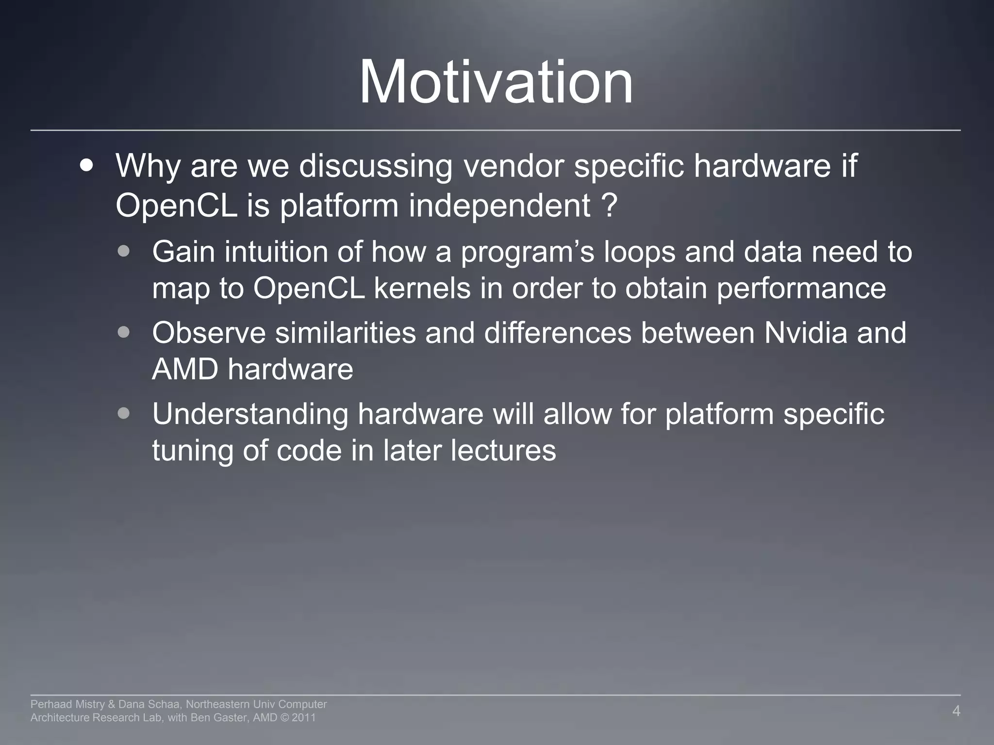 Lec04 gpu architecture | PPTX | Operating Systems | Computer Software and Applications