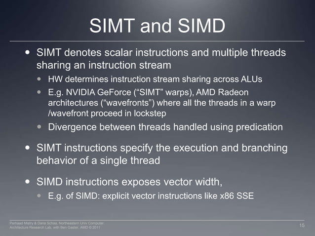 Lec04 gpu architecture | PPTX | Operating Systems | Computer Software and Applications
