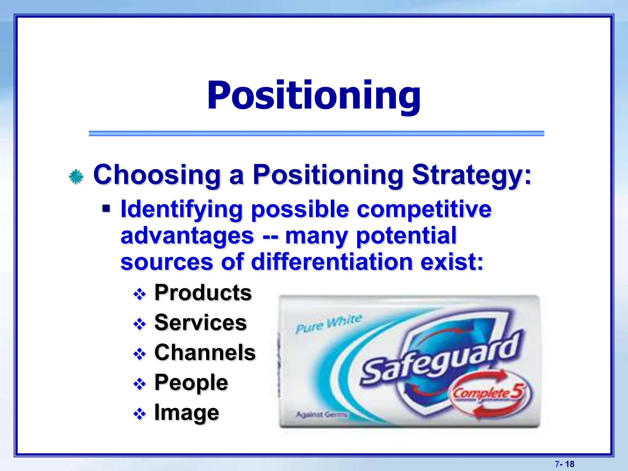 Segmentation, targeting ad positioning of Brands | PPT