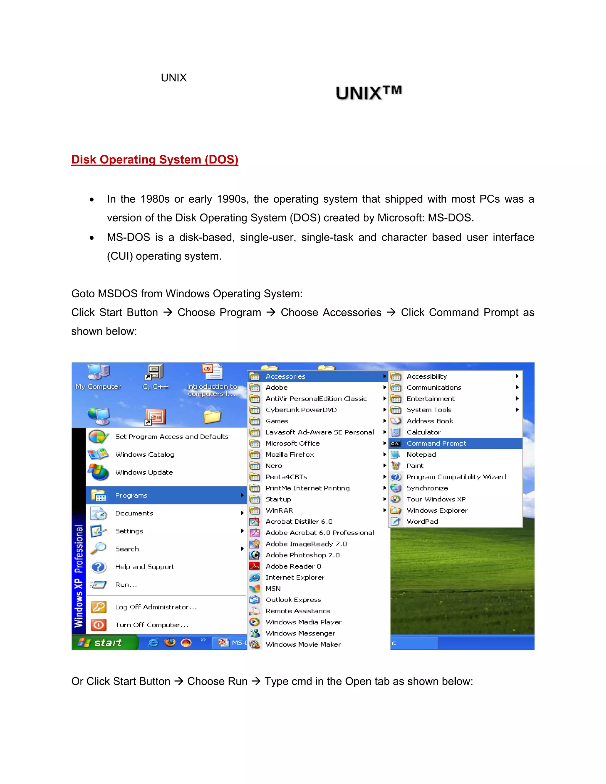CMD Command prompts | PDF