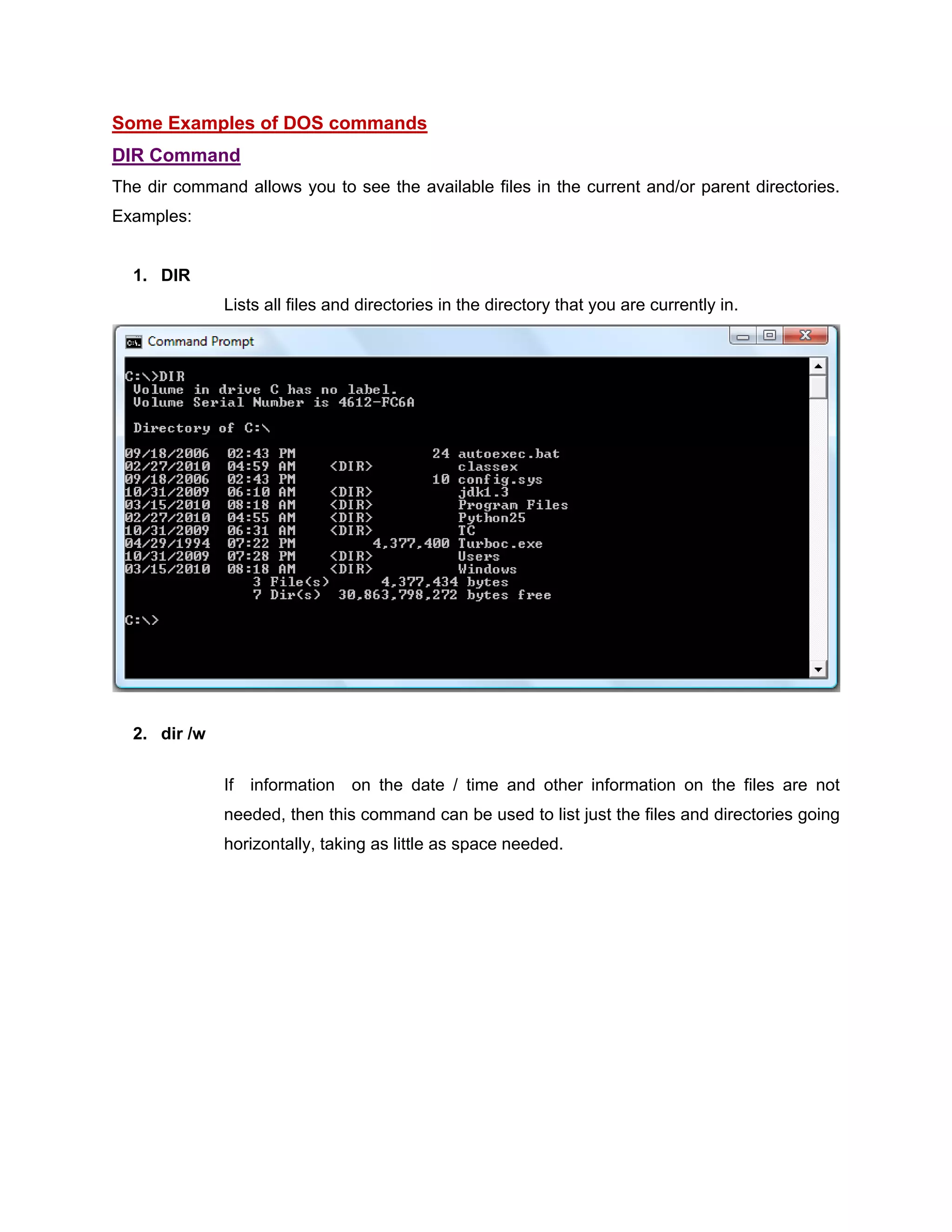 CMD Command prompts | PDF