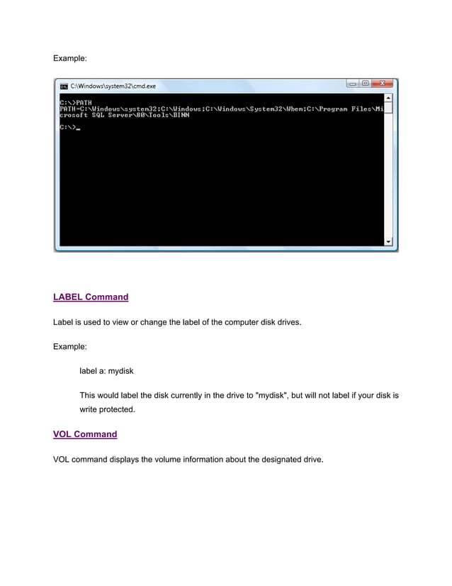 CMD Command prompts | PDF