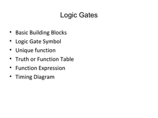 Digital logic design DLD Logic gates | PPT