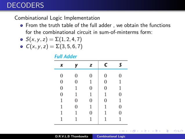 Lec 05 - Combinational Logic | PDF