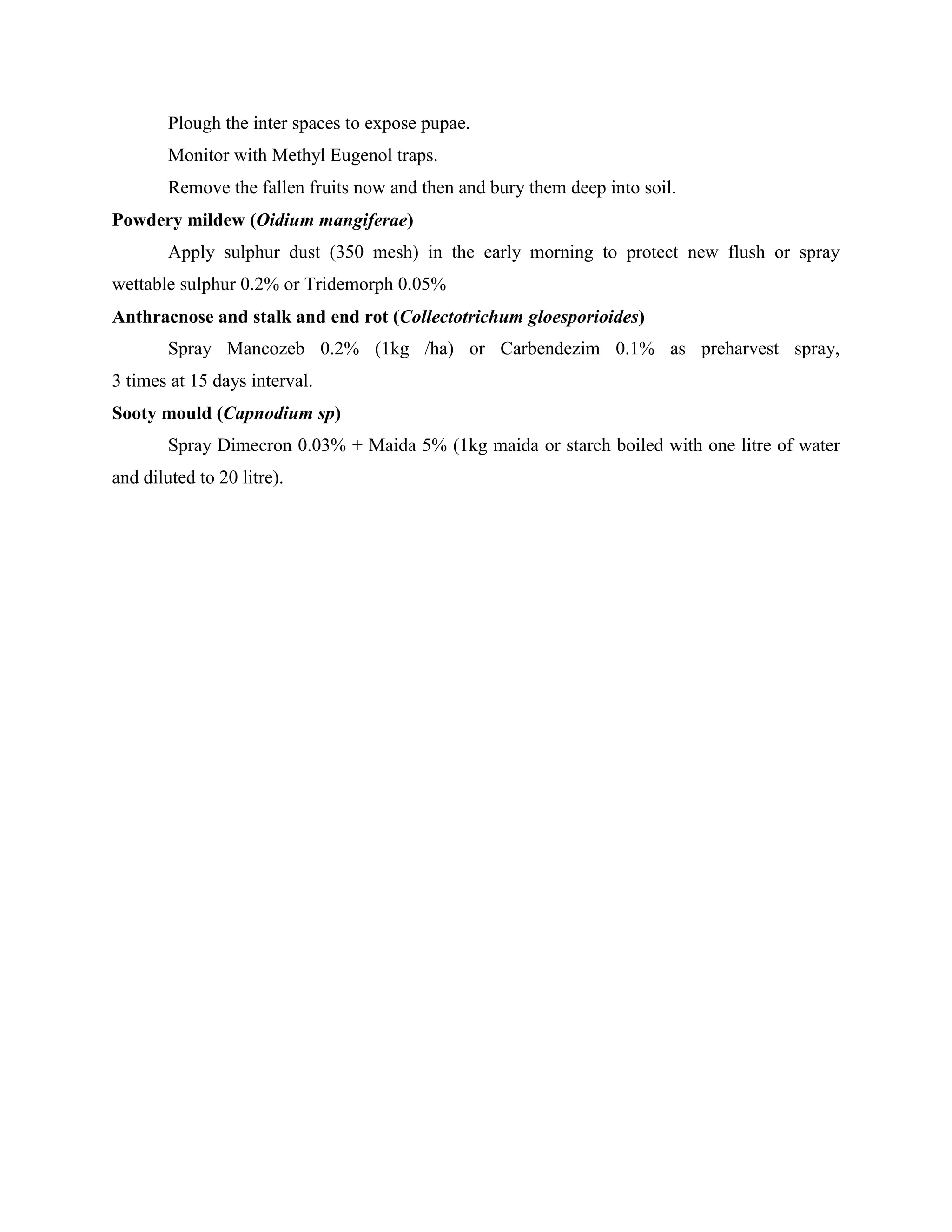 MANGO- MAJOR PROBLEMS | PDF