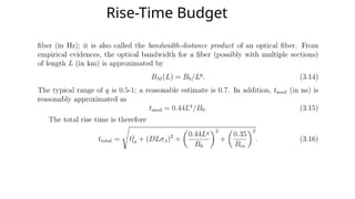 Time budget calculation in optical network.pptx