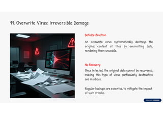 Main types of computer viruses, Malware | PDF