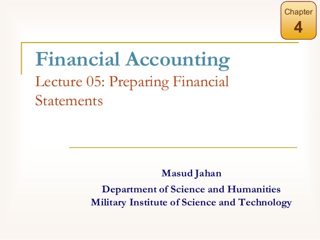 Preparing Financial Statements | PPT