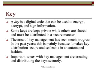 Cryptography.ppt | Information and Network Security | Computing