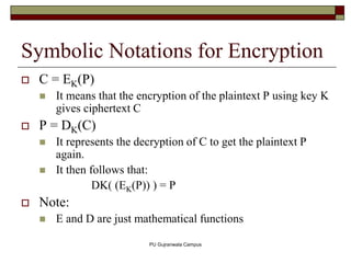 Cryptography.ppt | Information and Network Security | Computing