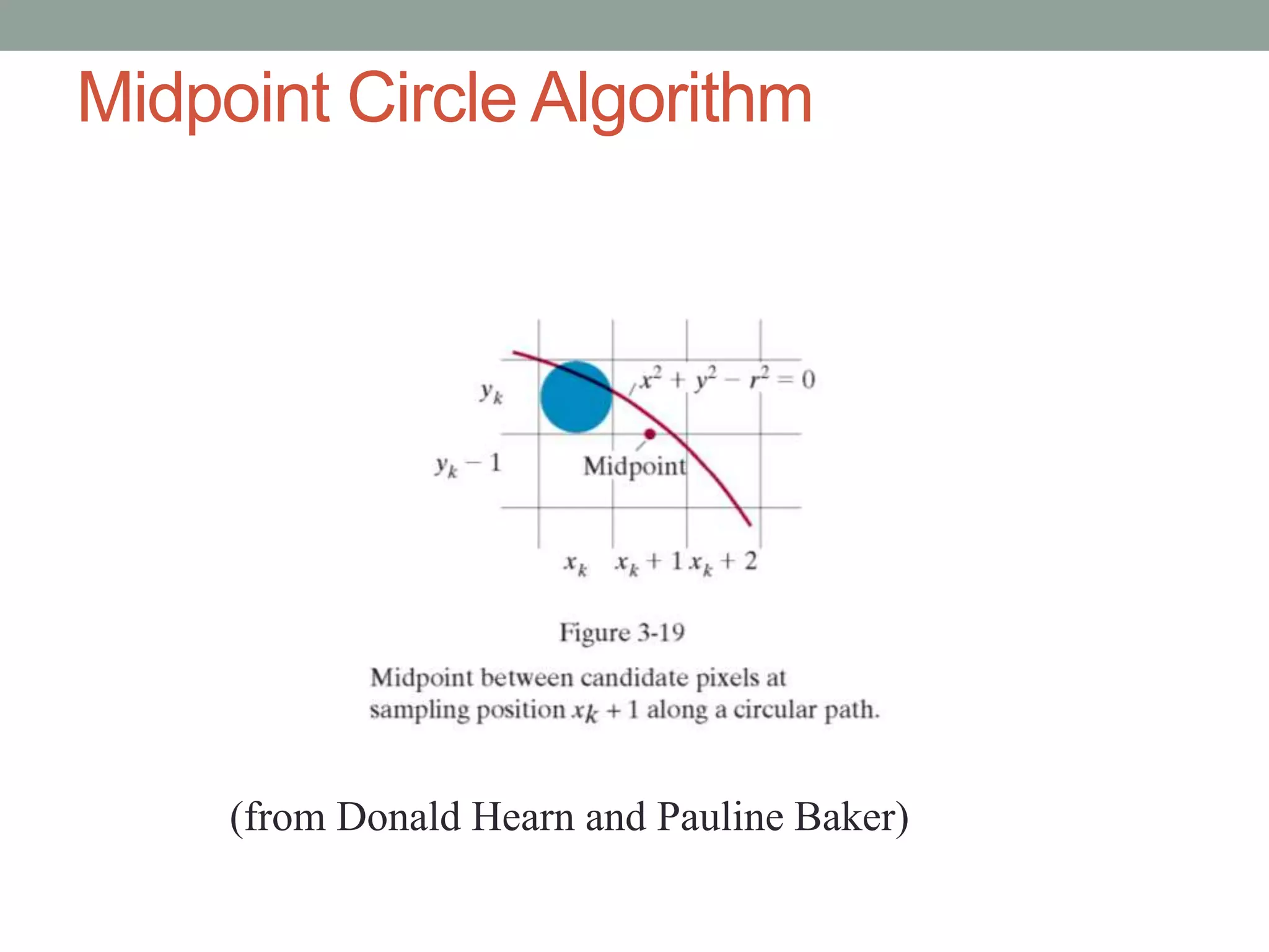 Lec05 circle ellipse | PPTX