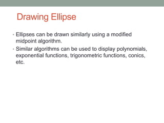 Lec05 circle ellipse | PPTX