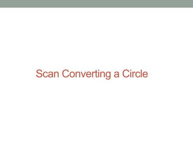 Lec05 circle ellipse | PPT