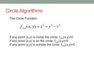 Lec05 circle ellipse | PPTX
