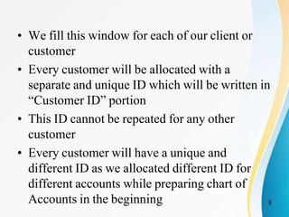 Computerised Accounting(Creating Customer) | PPT