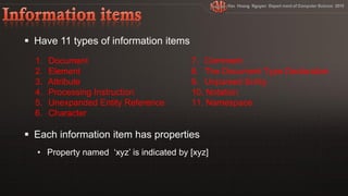 XML Information set | PPT