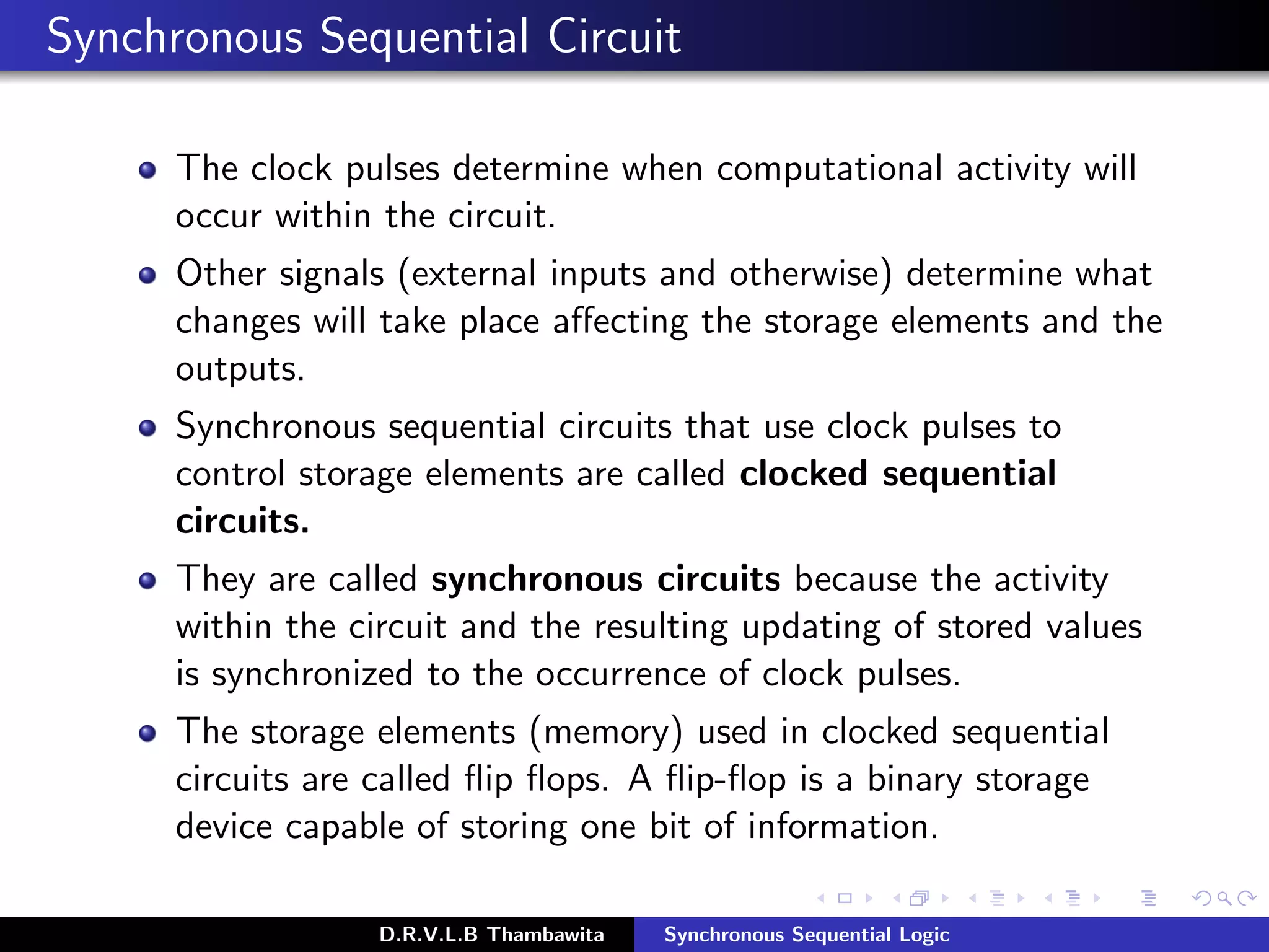 Lec 06 - Synchronous Sequential Logic | PDF