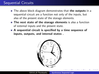 Lec 06 - Synchronous Sequential Logic | PDF