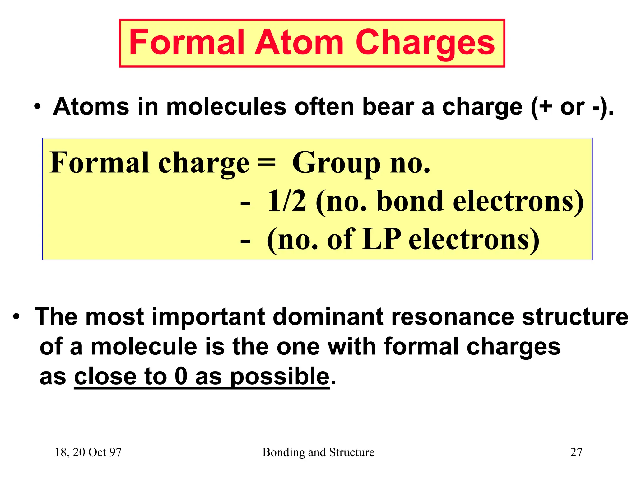 Chemical Bonding and Molecular Structure | PPT