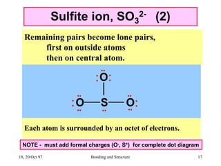 Chemical Bonding and Molecular Structure | PPT