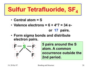 Chemical Bonding and Molecular Structure | PPT