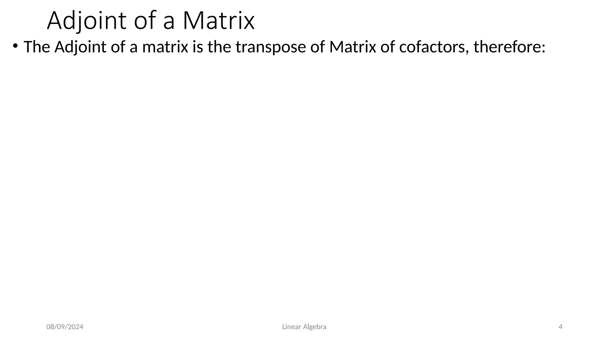 Inverse finding using elementary row operations | PPTX