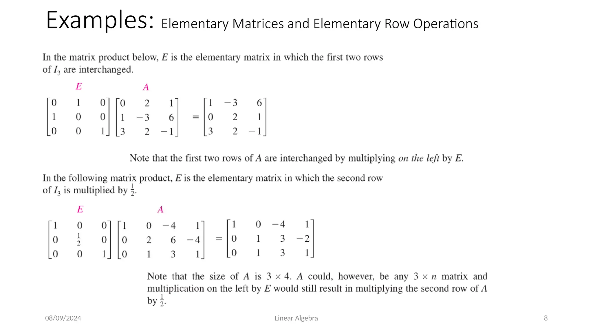 Inverse finding using elementary row operations | PPTX