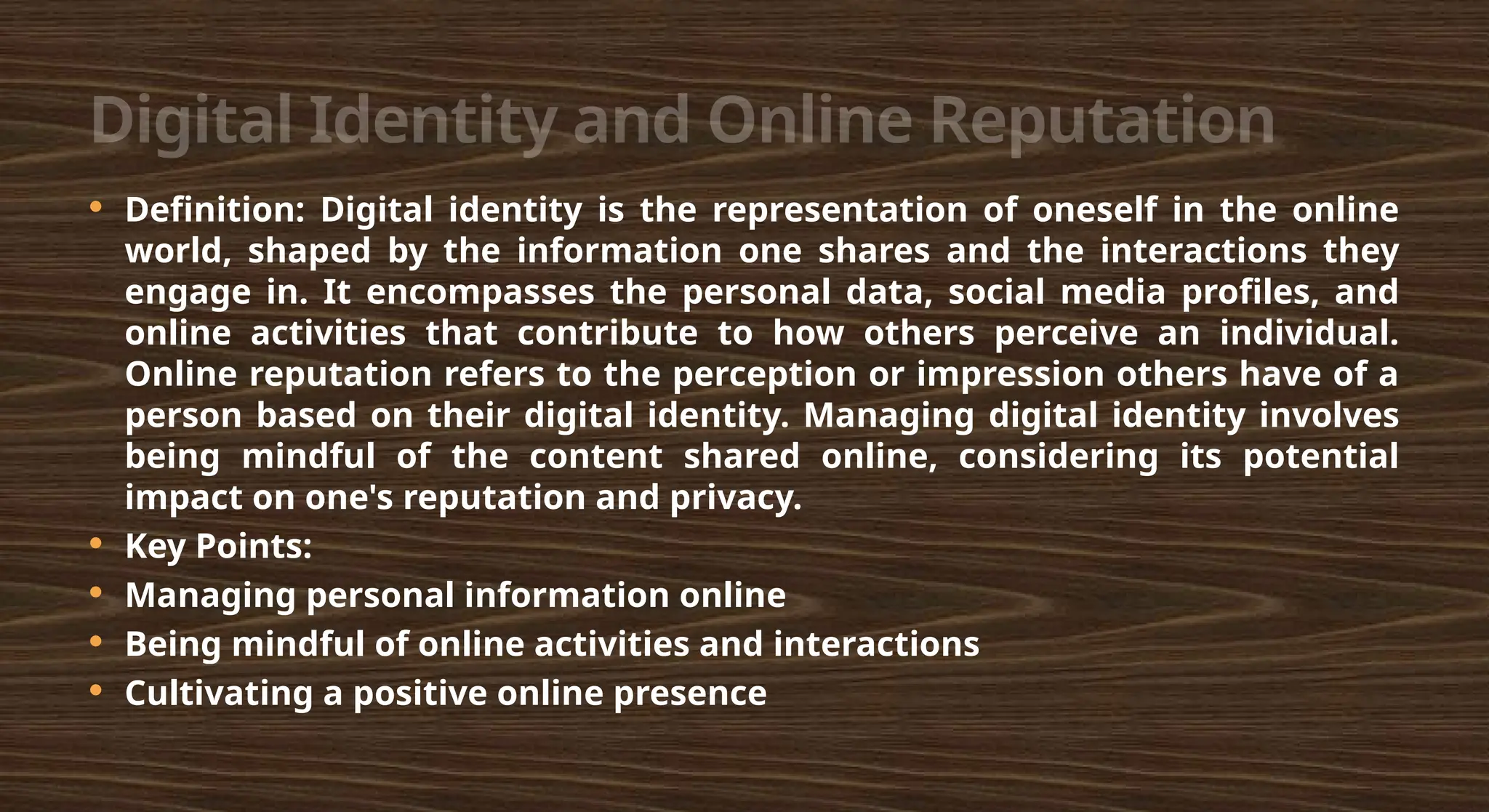 Digital citizenship and online etiquette ICT chapter 06 | PPTX