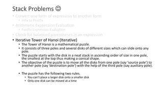 Stack - Data structures - Dr. Shaukat Wasi | PPT