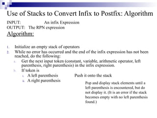 Lec 06 Applications of Stacks.pptx Applications of Stack | PPTX