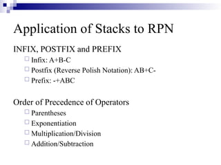 Lec 06 Applications of Stacks.pptx Applications of Stack | PPT