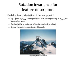 Computer Vision descriptors | PPT