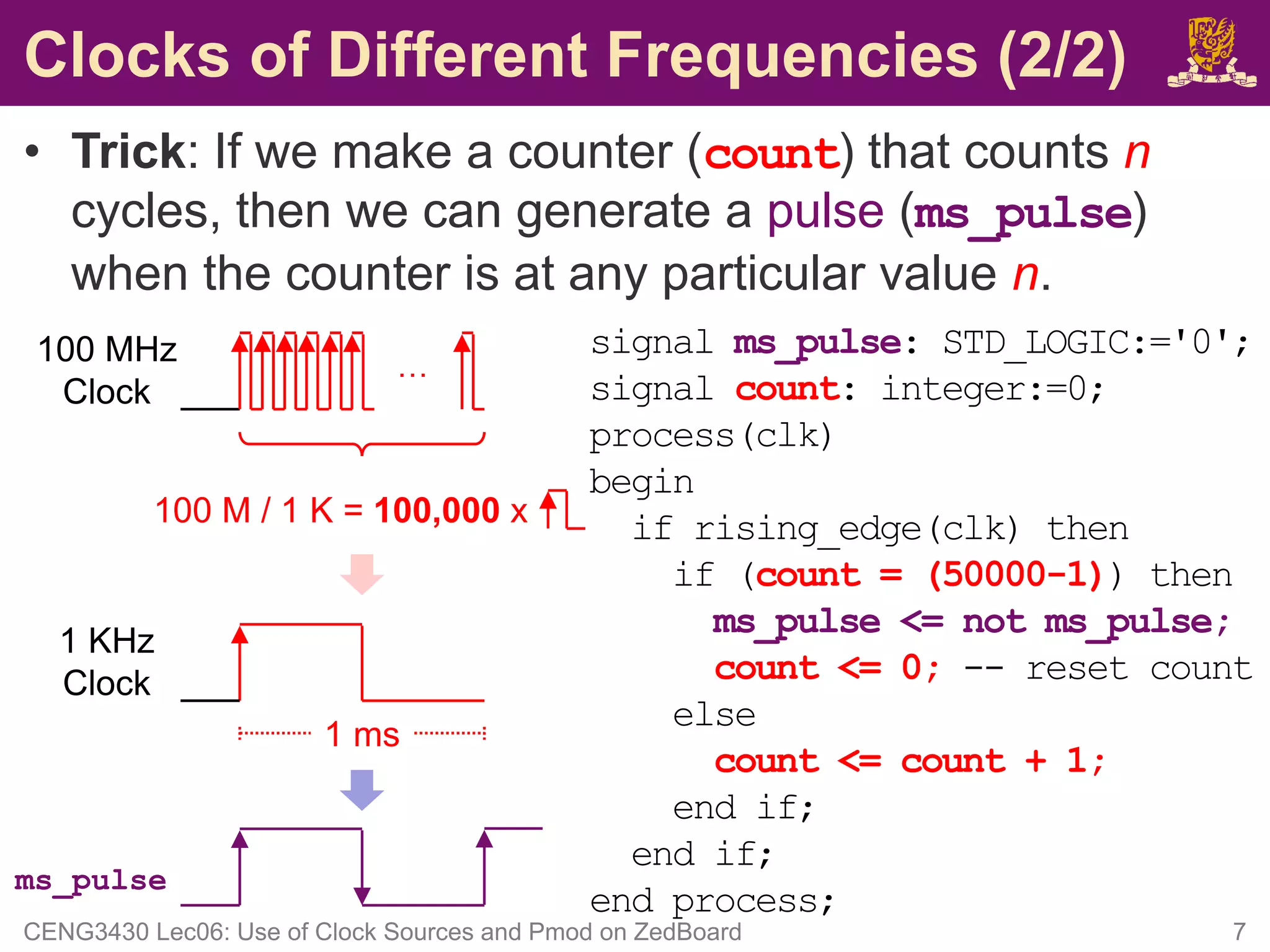 Clock Sources on ZedBoard.pdf | Computing | Technology & Computing