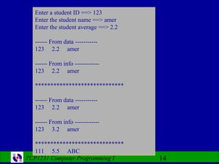 Computer Programming- Lecture 7 | PPT