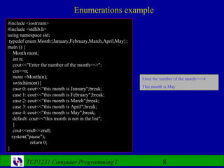 Computer Programming- Lecture 7 | PPT